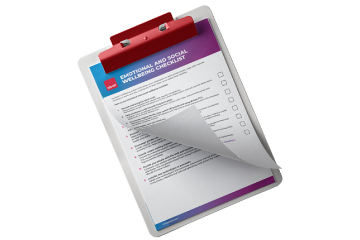 (US) Download your employee wellbeing checklist pack | MHR